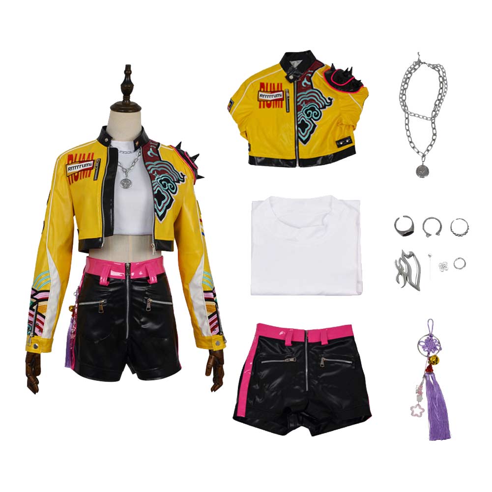 Rumi Kostüm KPop Demon Hunters Rumi Cosplay Outfits – cosplaycartat