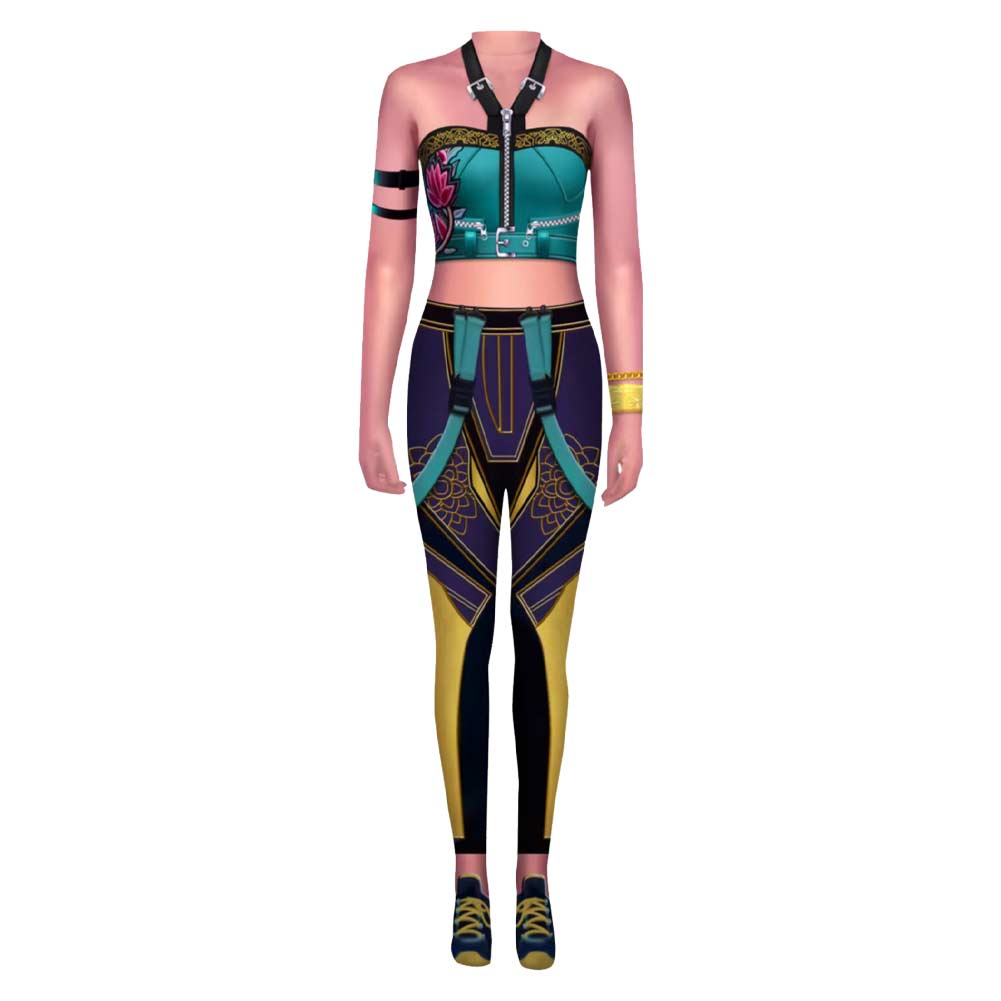 Kpop Demon Hunters Zoey Jumpsuit Cosplay Outfits – cosplaycartat